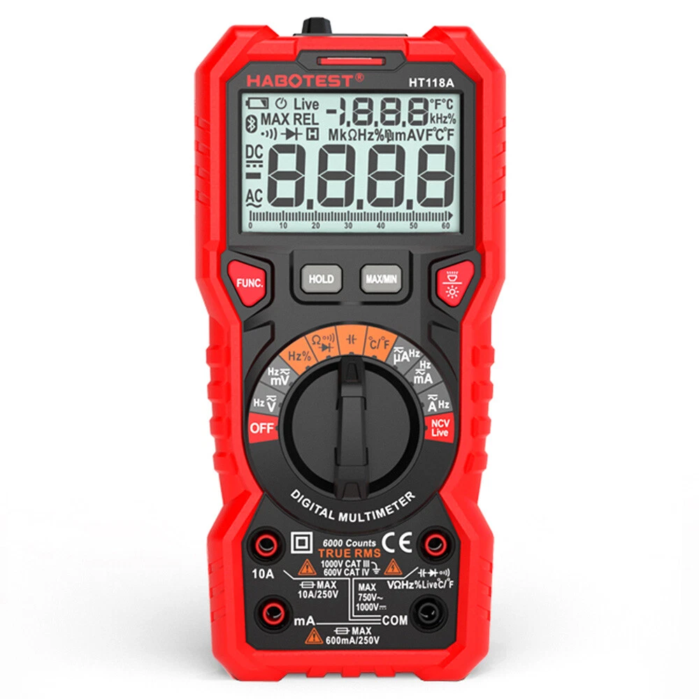 HABOTEST HT118E Digital Multimeter Auto Multi-meter 20,000, 58% OFF