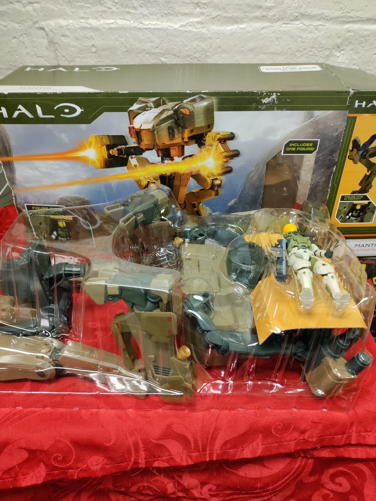 Wicked Cool Toys World Of Halo Mantis Vehicle With Spartan Eva 4 Pieces ...