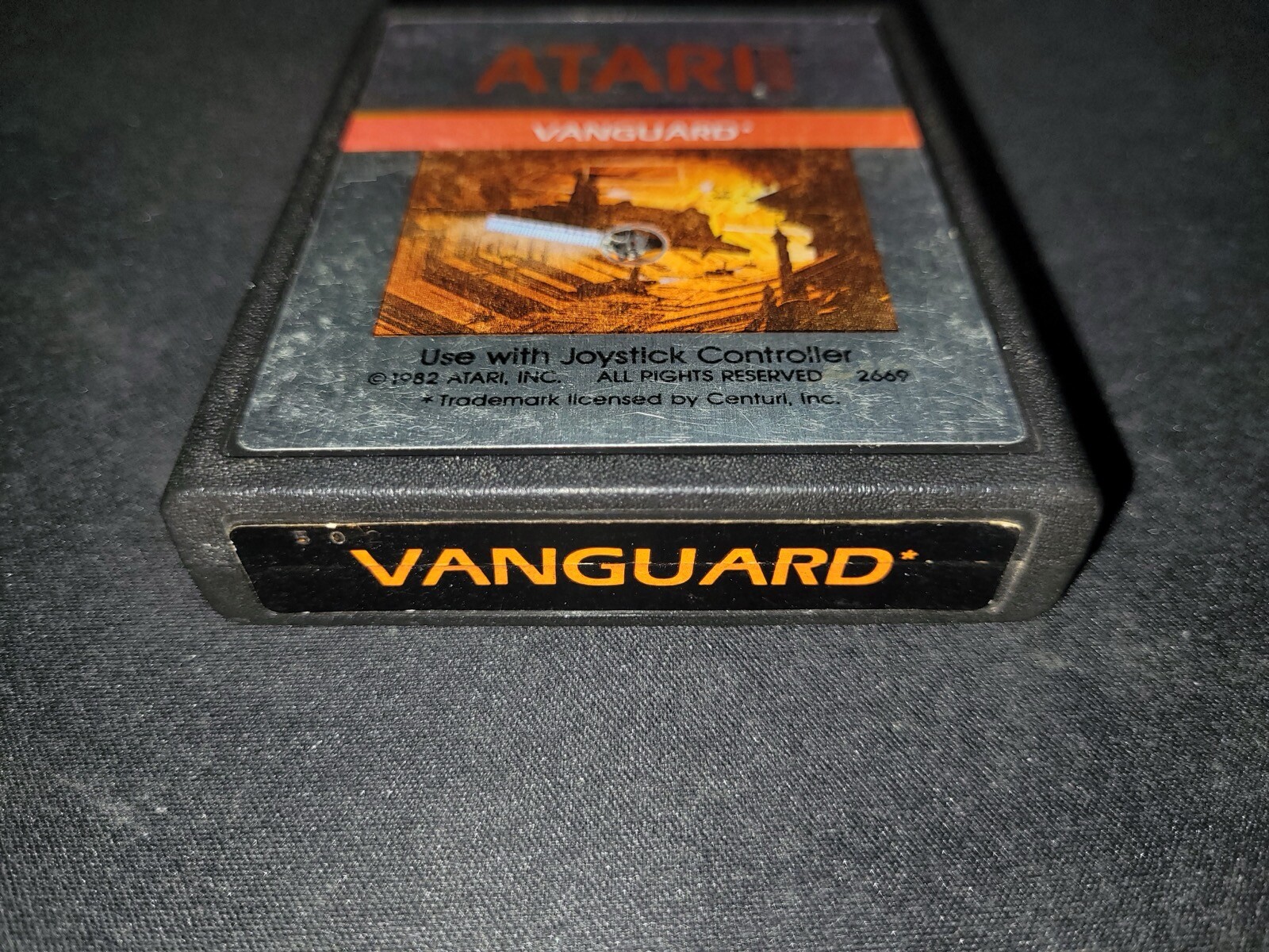 Vanguard Silver ATARI 2600 EXMT condition game cartridge 770000266996 | eBay