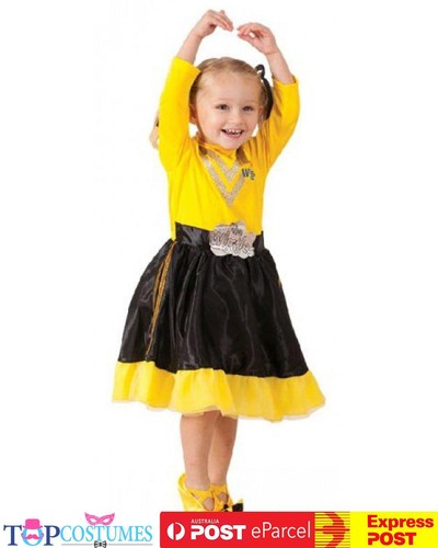 Deluxe Emma Yellow The Wiggles Book Week Fancy Dress Girls Toddler ...