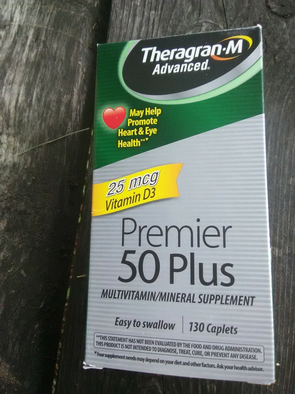 Theragran-M Premier 50 Plus Multivitamin/Mineral Supplement - 130 ...