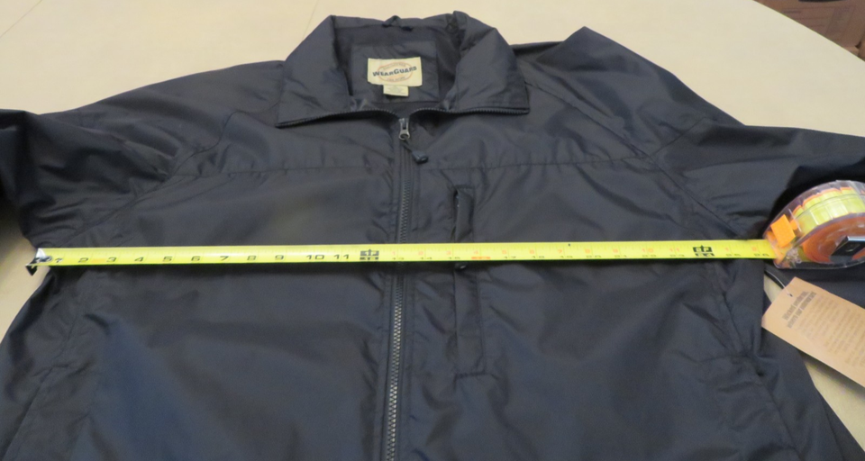 Men's Wearguard Black Windbreaker Jacket, Size XL, New with Tag, Hidden ...