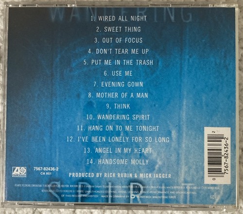 Wandering Spirit ~ Mick Jagger (Rolling Stones) German Import CD~FREE ...