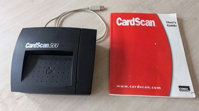Corex CardScan 500 Business Card Scanner w/ USB Cable & User Guide | eBay
