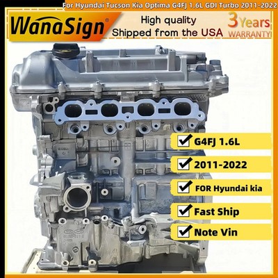 G4FJ 1.6 Engine Part Long Block Assembly For Hyundai Kia GDI 2011-2022 ...