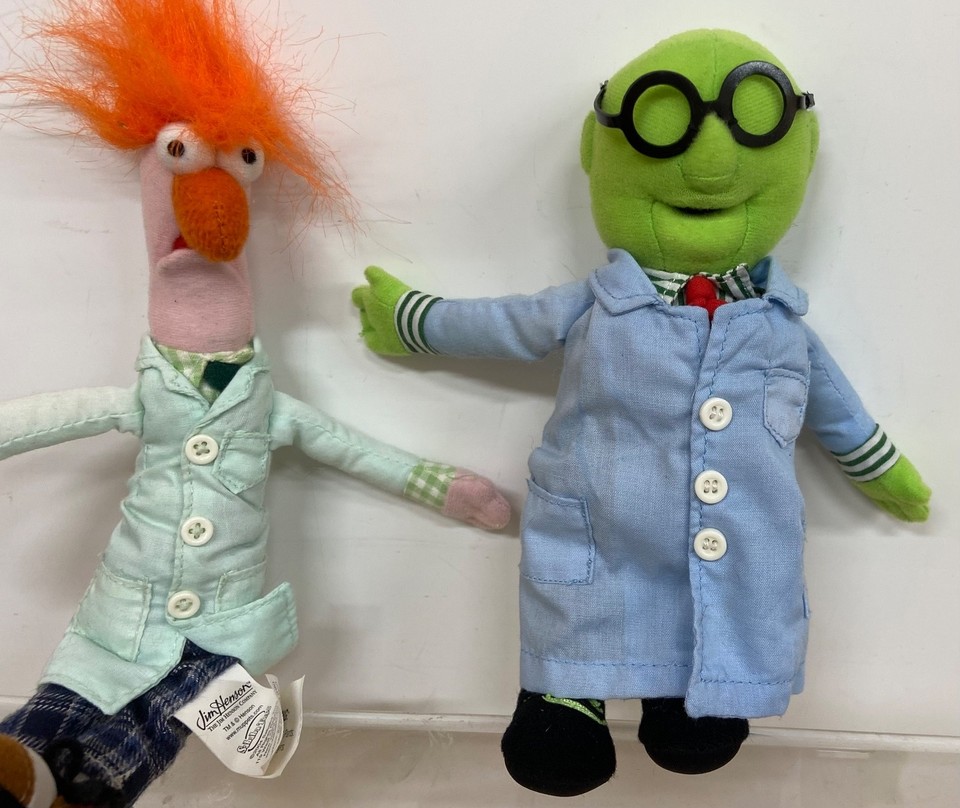 Jim Henson's Muppets - Bunsen & Beaker small soft plush toys - Sababa ...