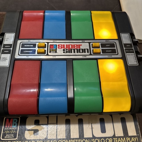 Super Simon 1979 Milton Bradley tested works! Complete! | eBay