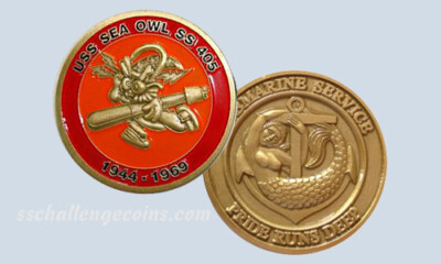 USS Sea Owl SS 405 Submarine Coin Mermaid Anchor USN | eBay
