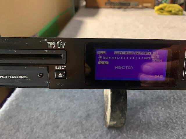 TASCAM SS-CDR1 Rack Mount Compact Flash/CD Recorder/USED/Scratches | eBay
