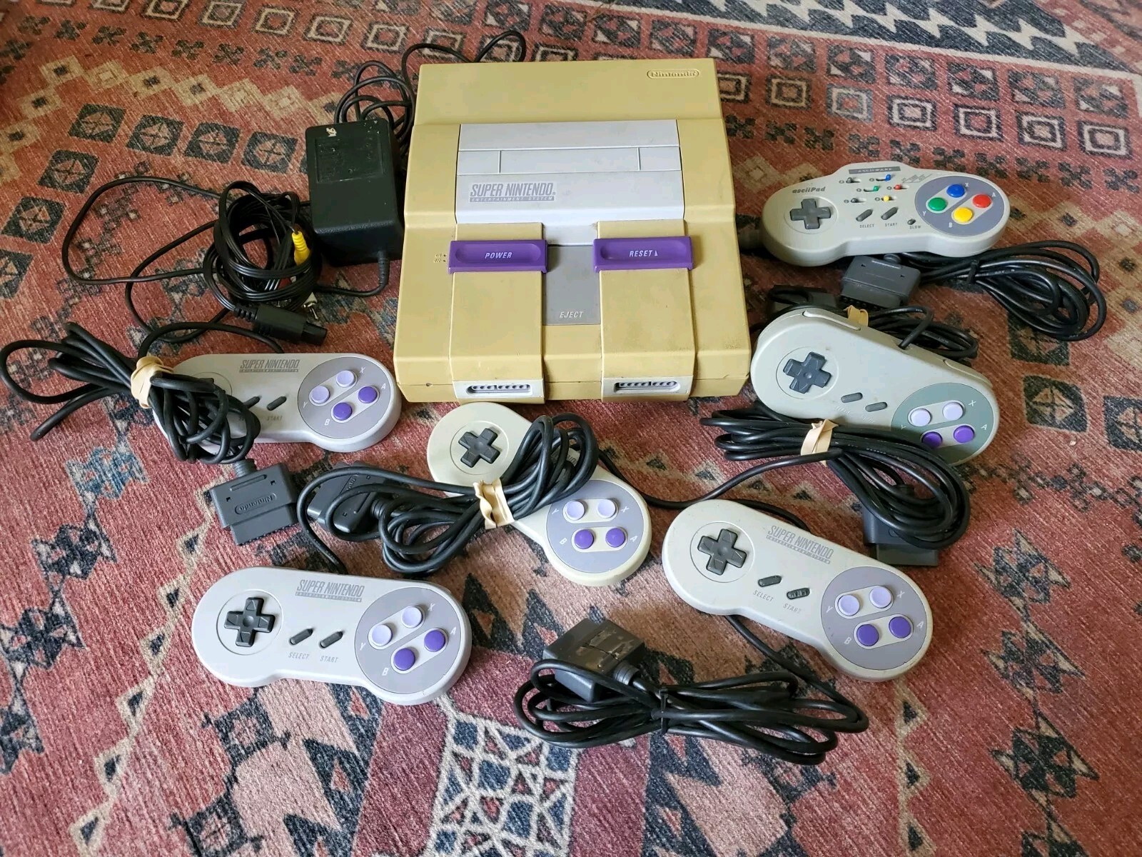 SNES Super Nintendo Console Bundle SNS-002 UNTESTED AS/IS | eBay