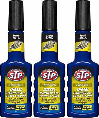 3X STP DIESEL PARTICULATE FILTER CLEANER FUEL ADDITIVE UNBLOCKS DPF ...