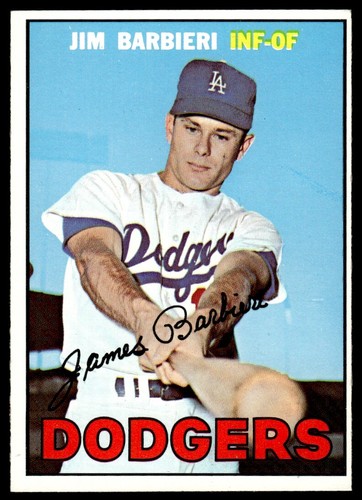 1967 Topps Jim Barbieri RC Los Angeles Dodgers #76 | eBay