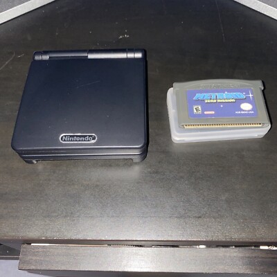 gameboy advance sp ags 001 matte black Metroid Zero Mission | eBay
