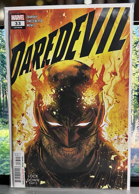 DAREDEVIL ISSUE 33 MARCO CHECCHETTO HEADSHOT COVER A VARIANT 2021 ...
