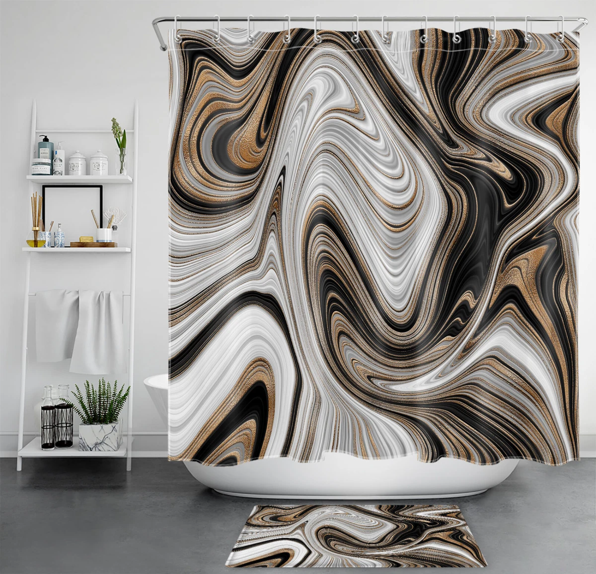 Modern Curtain Fabric Texture