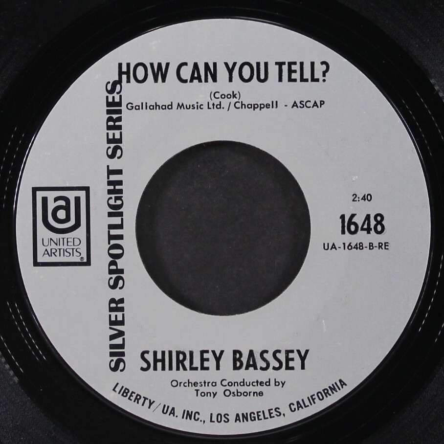 SHIRLEY BASSEY: goldfinger UA 7" Single 45 RPM | eBay