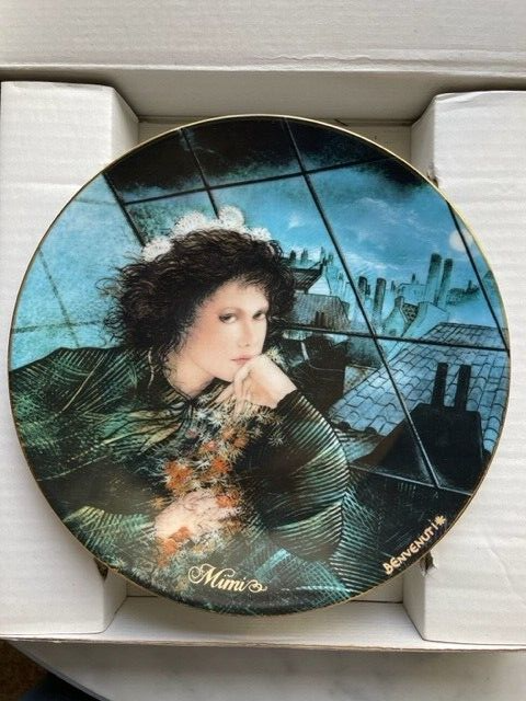 1986 Le Porcellane Fontana dei Medici "Mimi" Opera Collectors Plate in ...