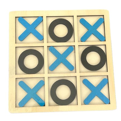Jeu De Tic TAC Toe En Bois, Jeux De Société Classiques Faits à La Main ...