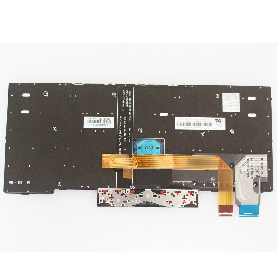 Genuine New Lenovo Thinkpad X280 20KF 20KE US Layout Backlight Keyboard ...