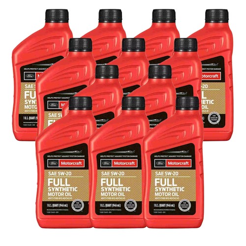 Motorcraft OEM Full Synthetic Motor Oil SAE 5W-20 - 12 Quart | eBay
