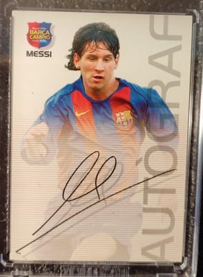 2004-05 RC Rookie Card Panini Barcelone Champion Messi #89 Royal Crown ...