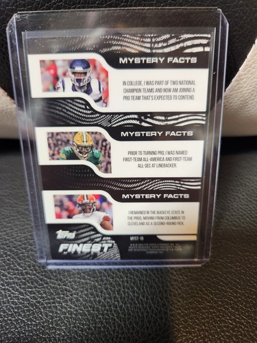 Topps Finest NFL Mystery CARD Myst-19 | eBay