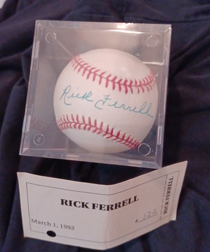 Boston Red Sox, Rick Ferrell Signed Baseball | eBay