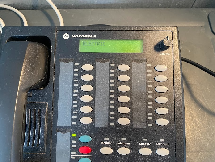 Motorola MC2500 Deskset Controller Dispatch Console - No Power Cord | eBay
