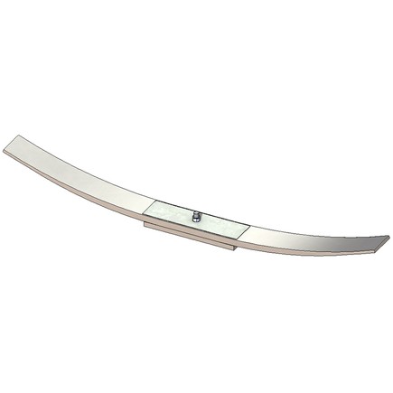 Dayton Parts 46-1359 Leaf Helper Spring Rear, Single Leaf, 3 In. Width ...