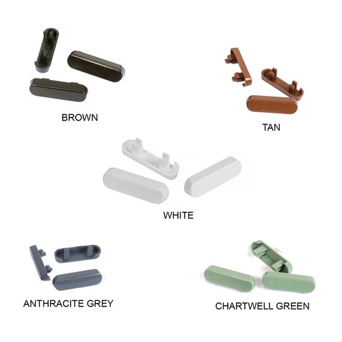 uPVC Face Drain Caps Double Glazing Window & Door Drainage Cover Caps ...