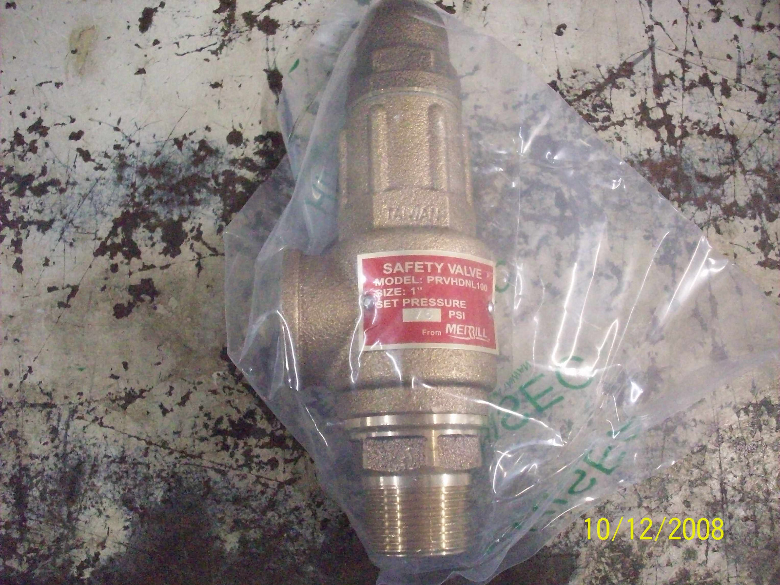 Merrill Relief Valve 1" Well Pump PRVHDNL100 for sale online | eBay