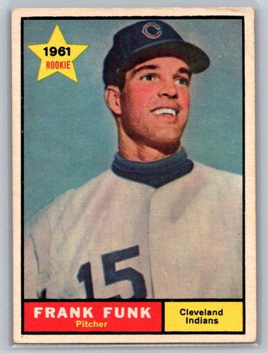 1961 Topps #362 Frank Funk Rookie RC GUARDIANS | eBay