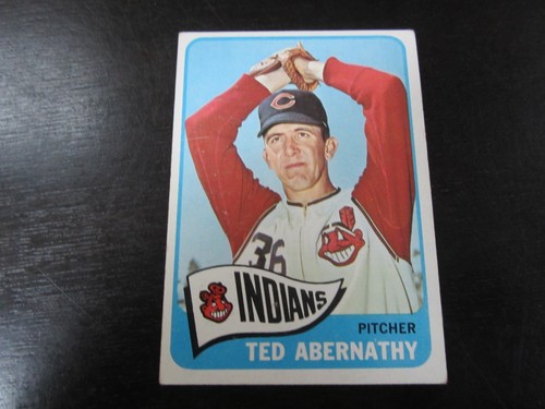 1965 Topps # 332 Ted Abernathy Card Cleveland Indians | eBay