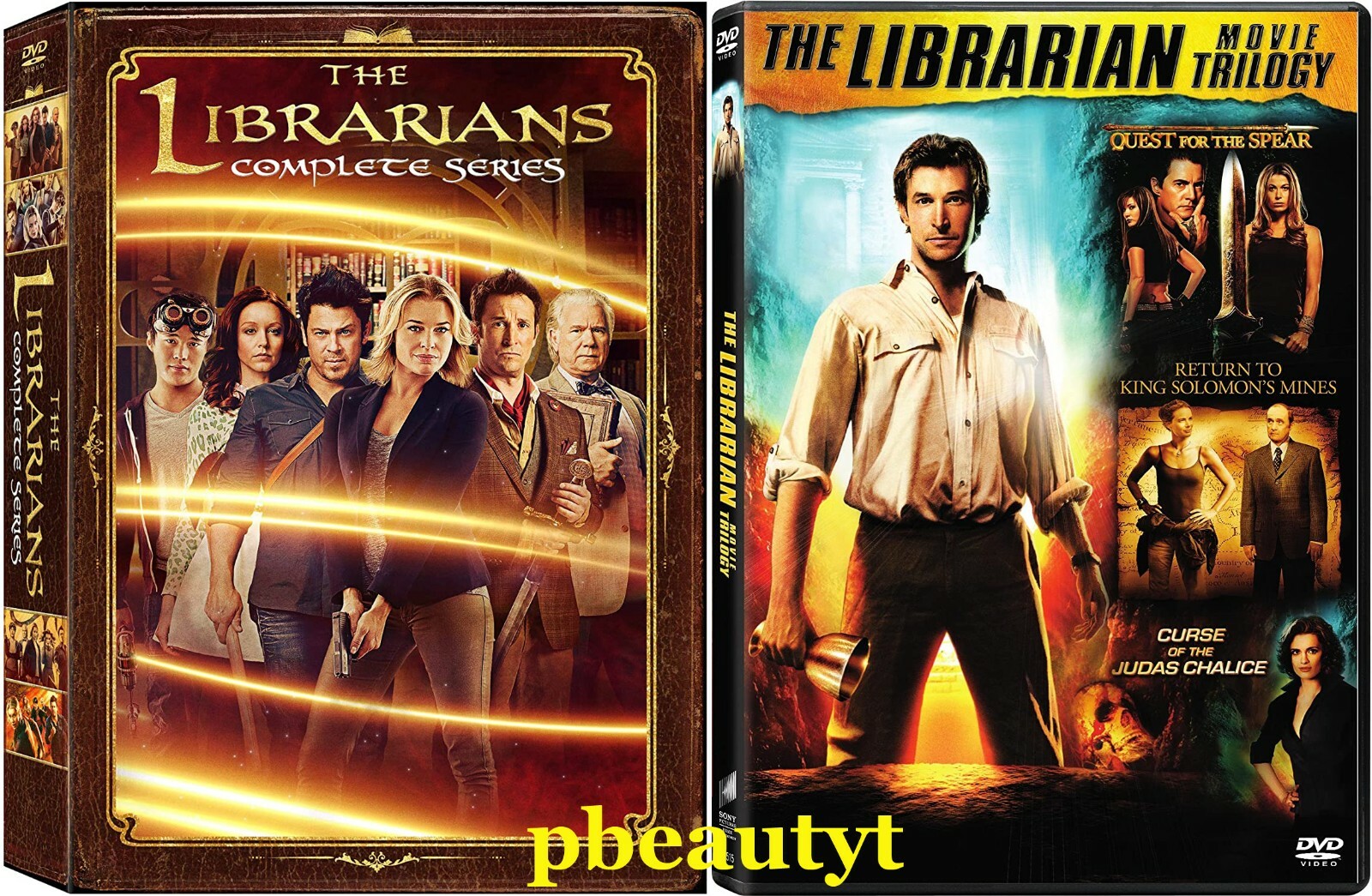 The Librarians Complete Series+Librarian TV Movie Trilogy 2 DVD Sets ...