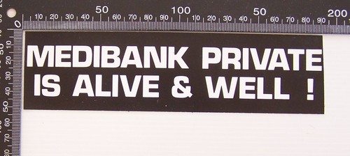 VINTAGE MEDIBANK PRIVATE HEALTH INSURANCE AUSTRALIA ADVERTISING PROMO ...