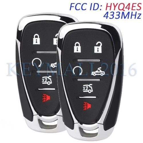 2 HYQ4ES Remote Key Fob for Chevrolet Camaro 2021 22 2023 2024 13547788 ...