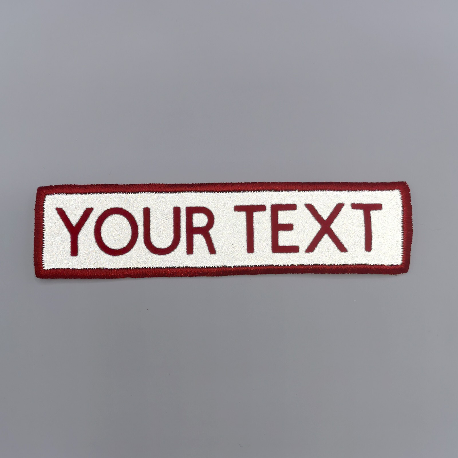 Reflective Name Patch | Custom Reflective Patches | Personalised Iron ...