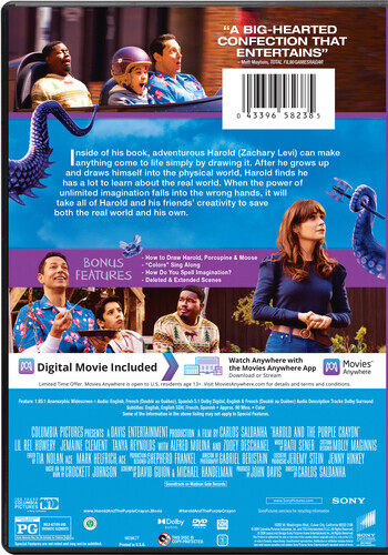 Harold and the Purple Crayon [New DVD] Digital Copy 43396582385| eBay