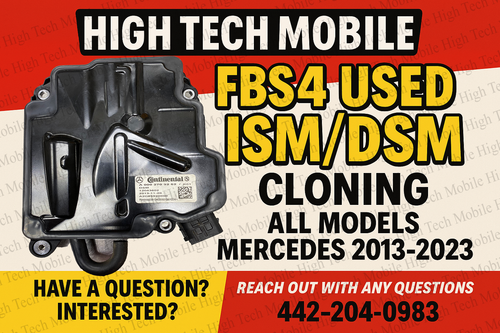 MERCEDES BENZ 2013 -2023 USED DONOR ISM DSM FBS4 MODULE PROGRAMMING ...