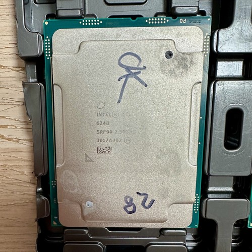 Intel Xeon 2nd Gen 20-Core Gold 6248 2.50GHz LGA3647 27.5MB CPU ...