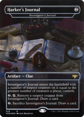 Magic the Gathering (mtg): VOW: Harkers Journal - Investigators Journal ...