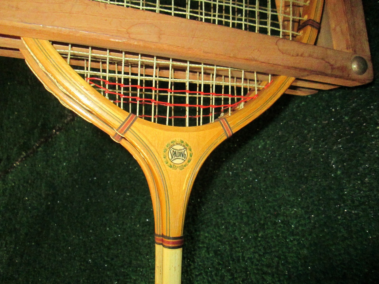 Vintage Spalding Jubilee Badminton Racquets Very Rare with Double Head ...