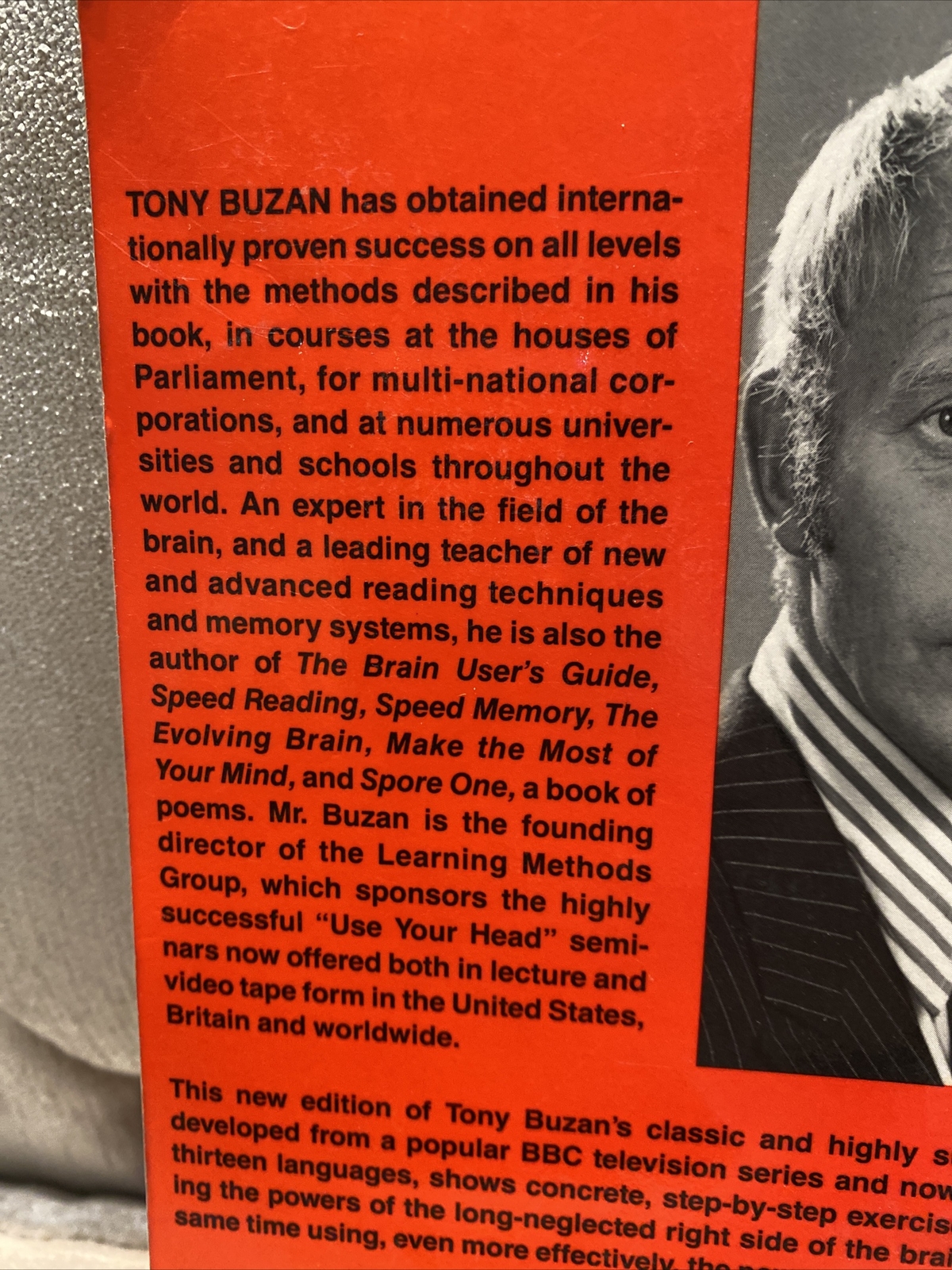 USE BOTH SIDES OF YOUR BRAIN TONY BUZAN MEMORY PROBLEM SOLVE BOOK 1983 ...