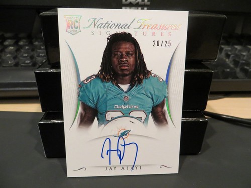 National Treasures Rookie Signatures Autograph Dolphins Jay Ajayi 20/25 ...