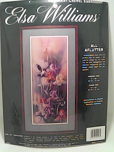 Elsa Williams Crewel Embroidery Needlepoint Kit All AFlutter NEW | eBay