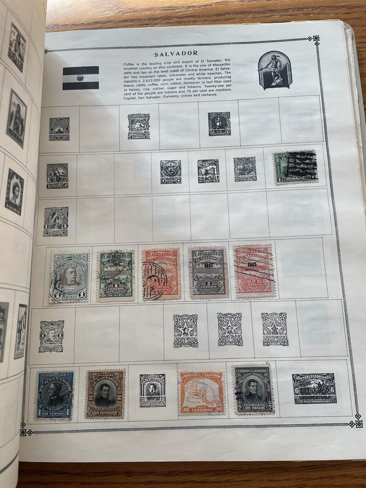 Scott's Modern World Stamp Album & The All American Stamp Album - 100s ...