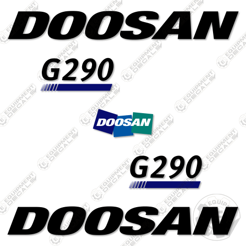Fits Doosan G290 Decal Kit Generator - 7 YEAR OUTDOOR 3M VINYL! | eBay