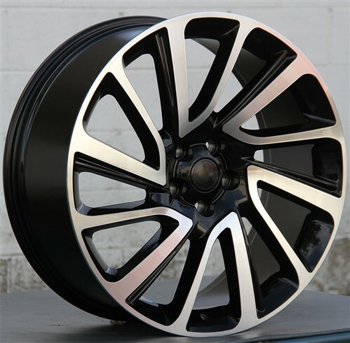SET(4) NEW SVR LINE 22X9.5 5X120 WHEELS & TIRES PKG LAND RANGE ROVER ...