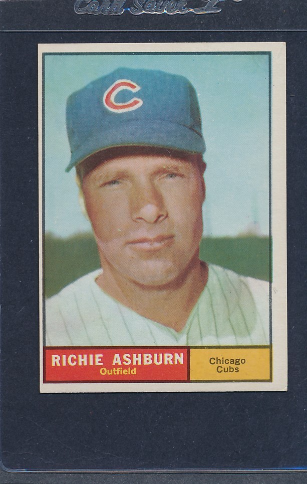 1961 Topps #088 Richie Ashburn Cubs EX 61T88-22216-2 | eBay