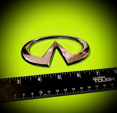 02 03 04 05 06 Infiniti G35 Emblem Symbol Logo Badge Trunk Rear Chrome ...